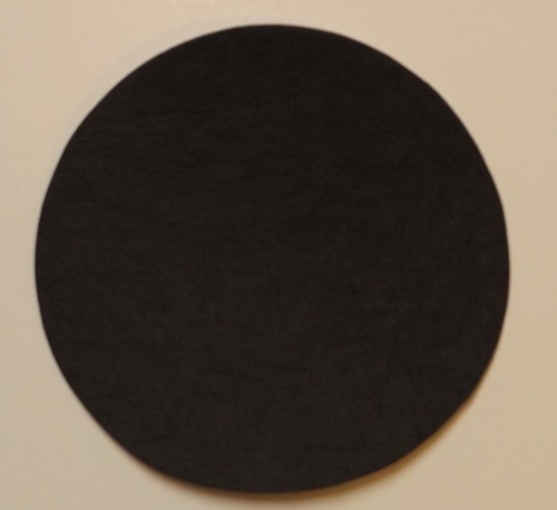 4" TO 8" ROUND BLACK FELT PADS ADHESIVE BACK FOR LAMP BASES | eBay