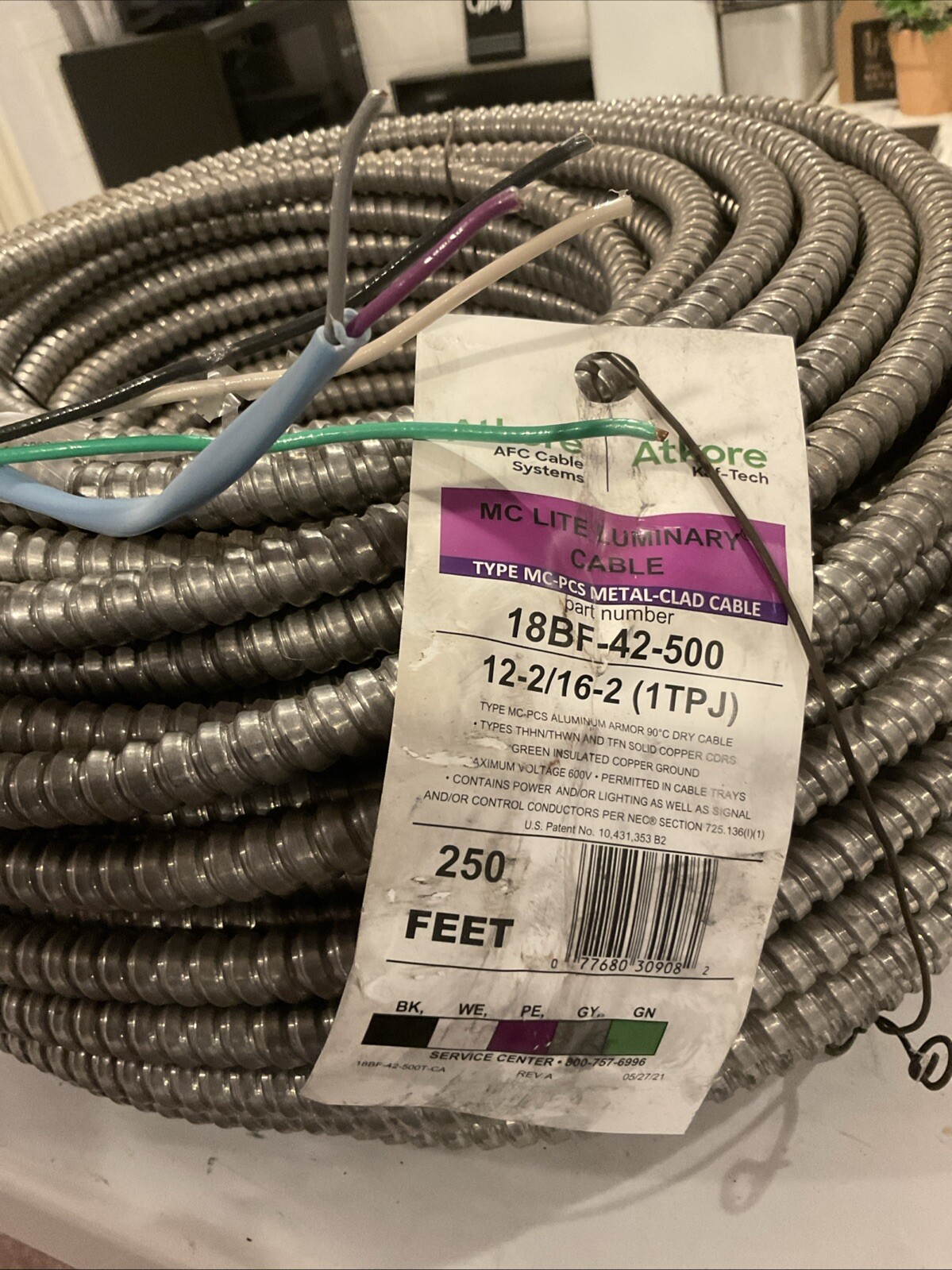 MC Lite luminary cable 18BF-42-500 12-2/16-2 (1TPJ) | eBay