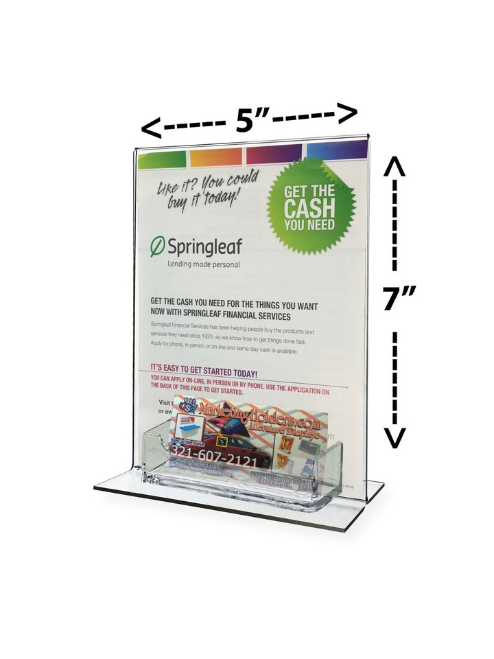 5"W x 7"H Business Office Sign Stand with Appointment Card Holder | eBay