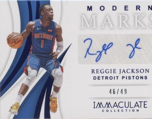 2018-19 Panini Immaculate Collection - Modern Marks Reggie Jackson #MM ...