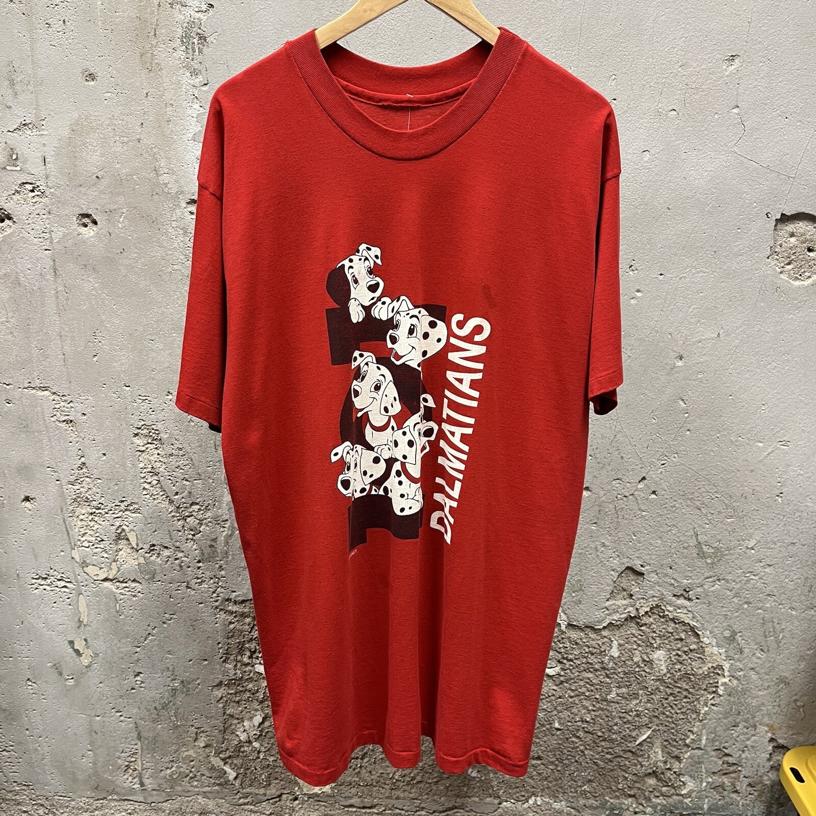 Disney Vintage 101 Dalmatians Red Oversized One Size … - Gem