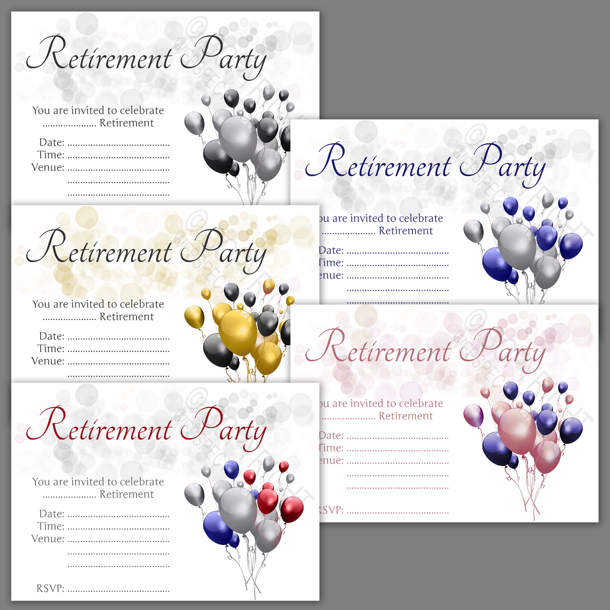 Retirement Luncheon Invitations UDNADKEX Retirement Party Invitations