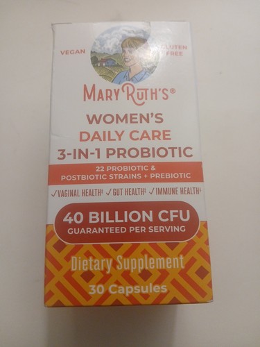Mary Ruth 3 in 1 Daily Womens Health 50 Billion 60 CAPSULES Exp 01 26 ...