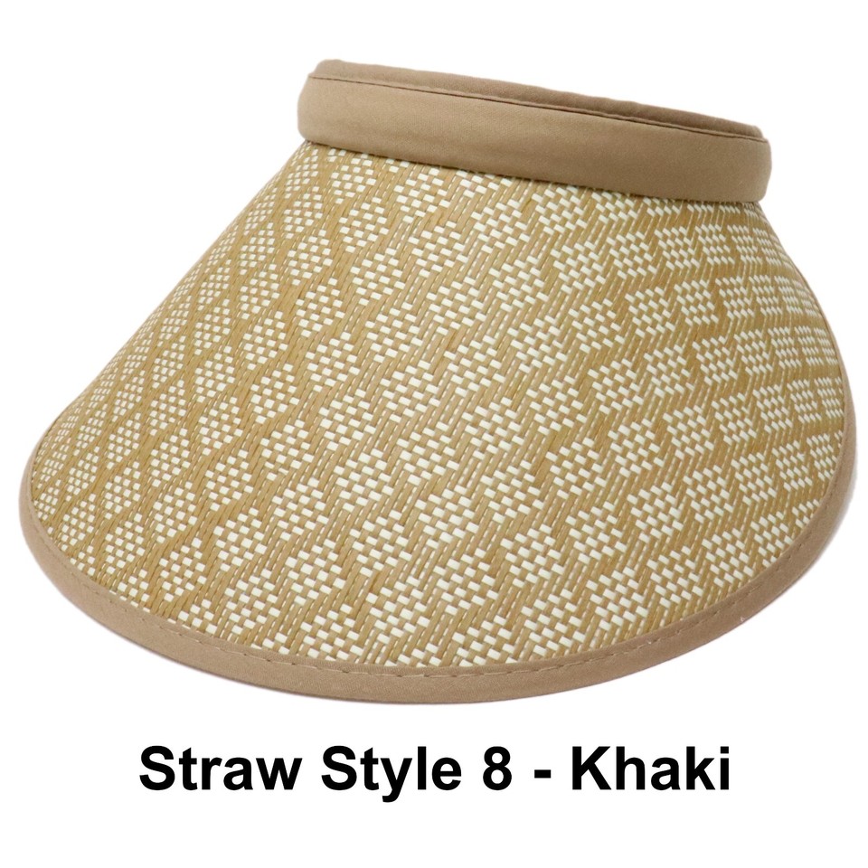 Women Lady Fashion Large Clip On Visor Wide Brim Sun UV Protection Cap ...