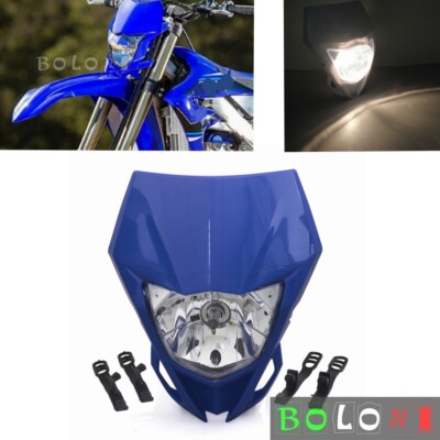 Motocross Headlight For Yamaha TTR110 125 230 250 426 450 WR250 450 ...