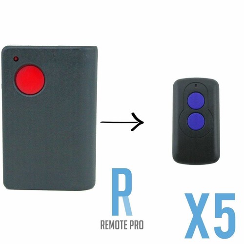 5 x Merlin M2100 Blue Compatible Garage Door Remote Control Prolift ...