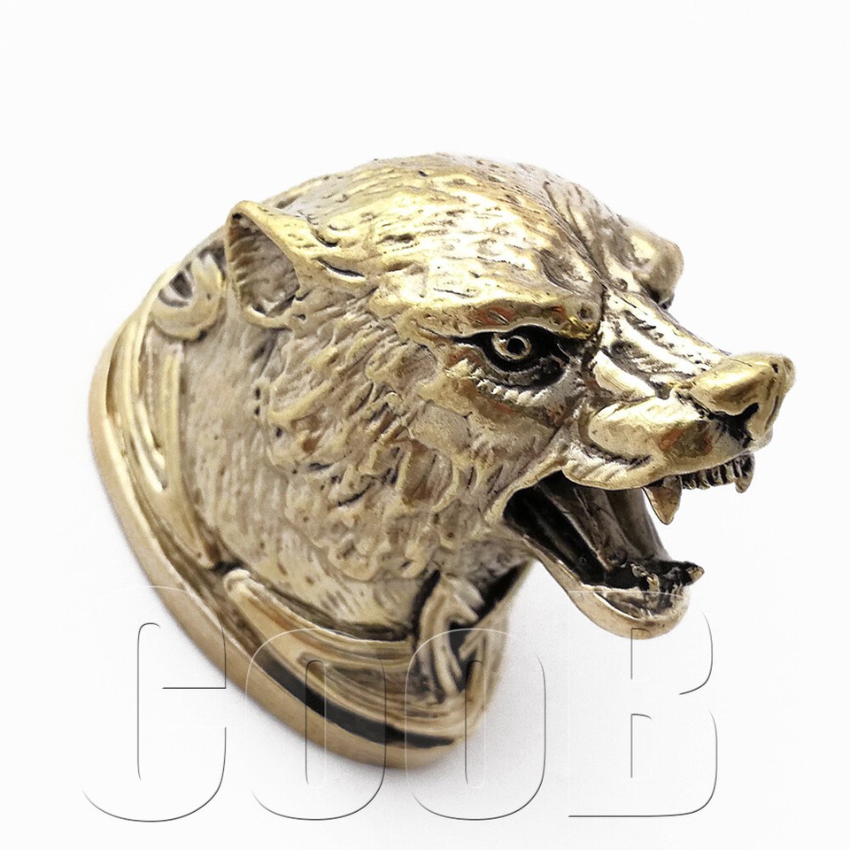 Metal Hand-Casted Knife Finger Guard & Knife Pommel Bolster Custom ...