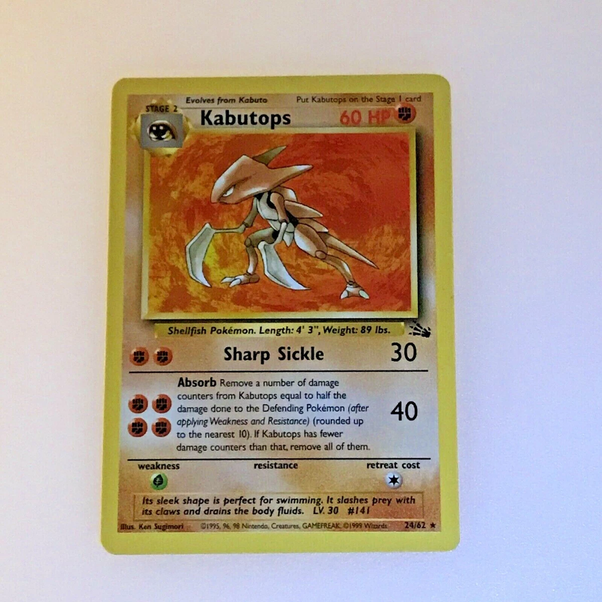 Kabutops Card Art