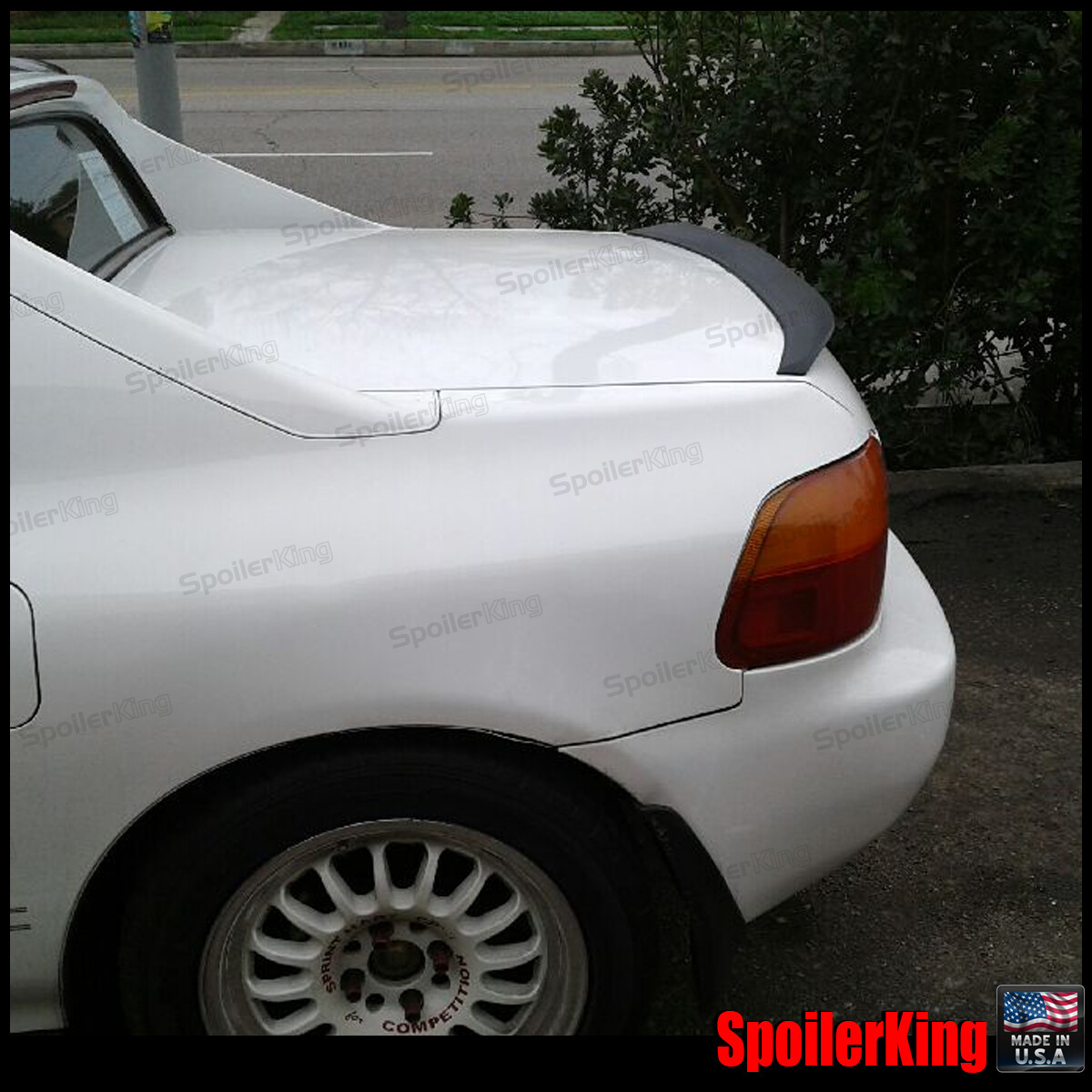 SPK 284G Fits: Honda Del-Sol 1993-97 Rear Trunk Lip Spoiler (Duckbill ...