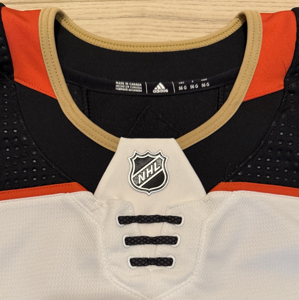 NEW Adidas MiC Authentic Anaheim Ducks Team Issue GOALIE Jersey Size ...