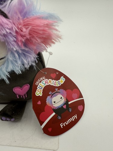 Frumpy 2025 Valentines Bigfoot Squishmallow 5” HTF Black Tie Dye Plush ...