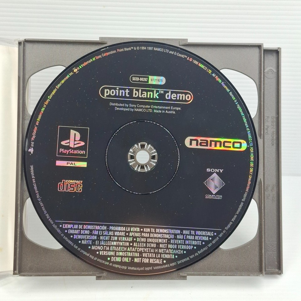 Tekken 2 PS1 PAL Good Condition Tested with Manual and Point Blank Demo ...