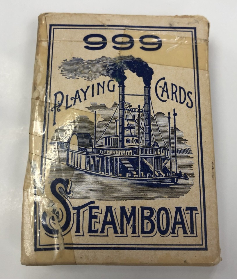 Rare Vintage 999 Steamboat Playing Cards Ohio Made (Out of print) | eBay