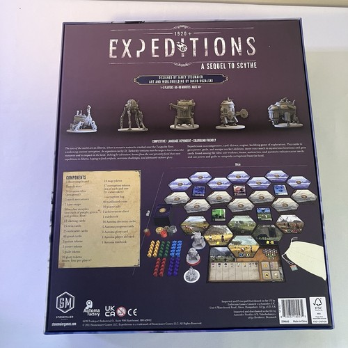 Expeditions Board Game W/ Gears Of Corruption Expansion MINT By ...