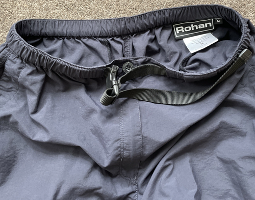 Rohan Ladies Essential Trousers SIZE M Navy Blue Hiking Walking Waist ...