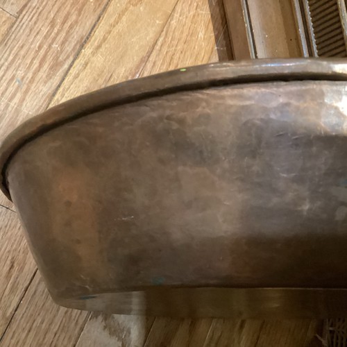 Copper Skillet PAN Hand Forged 12" Diameter Antique Patina Over 3 ...