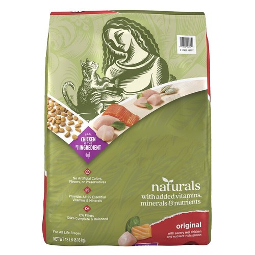 Natural Dry Cat Food, Naturals Original, 18 lb. Bag | eBay