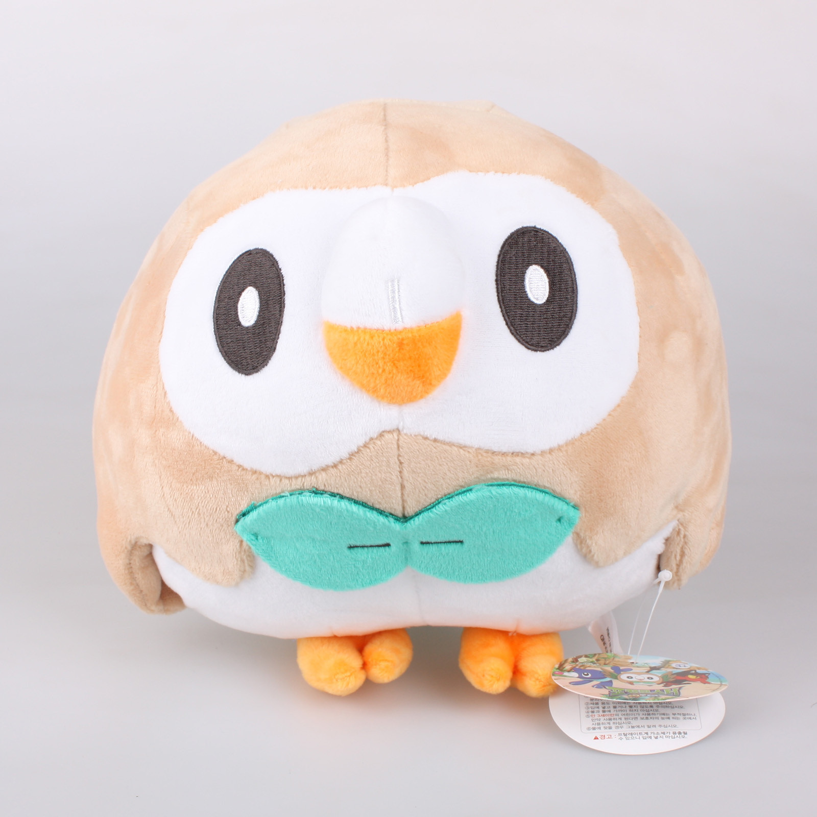 8.6" 22Cm Rowlet Licensed Pokemon Owl Plush Toys Soft Stuffed Animal ...
