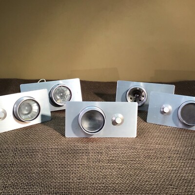 1 Wemac Aircraft Overhead Push Button Light Assy P/N 2525, 5 Are ...