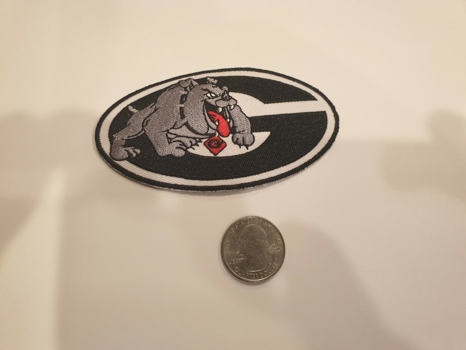 UGA University of Georgia Bulldogs Embroidered Iron On Patches 4X2.25 ...