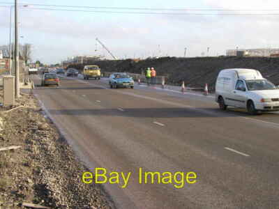 Photo 6x4 Saltend Flyover during its construction Salt End This picture ...