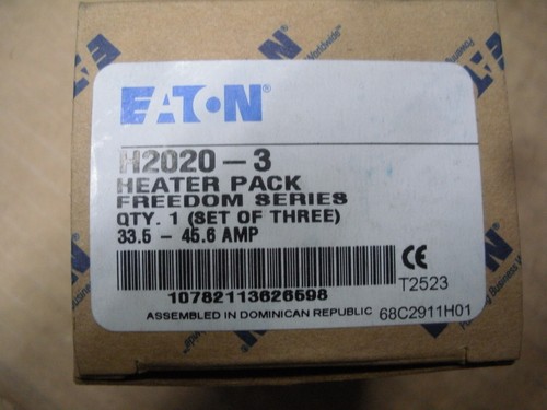 Cutler Hammer H2020-3 overload relay heater elements lot of 3 9 lots ...