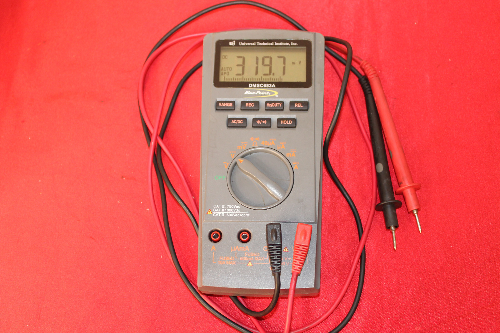 Blue Point DMSC683A Digital Multimeter With Test Leads for sale online ...