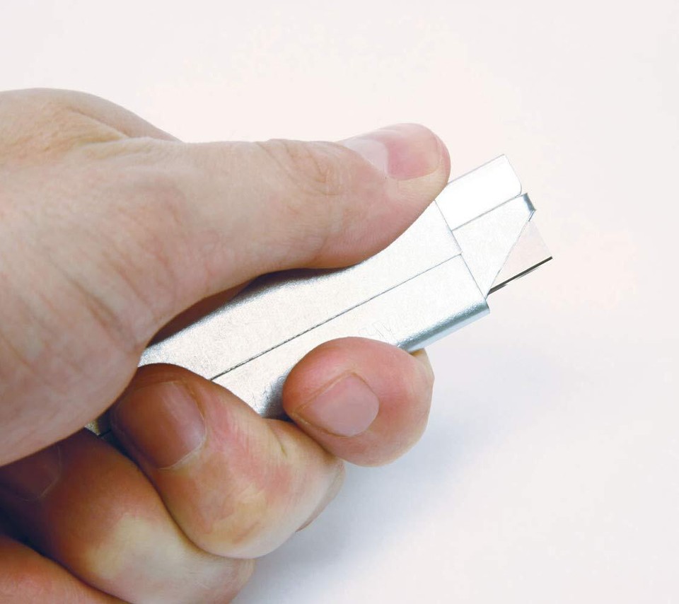 Carton Cutter Utility Knife, 1-1/2", Safety Pocket Size Retractable Box ...