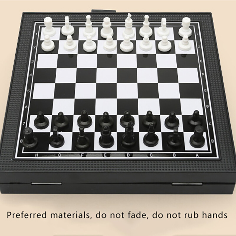5 In 1 Chessmen Checkers Magnetic Board Game Flying Chess Flight Puzzle ...