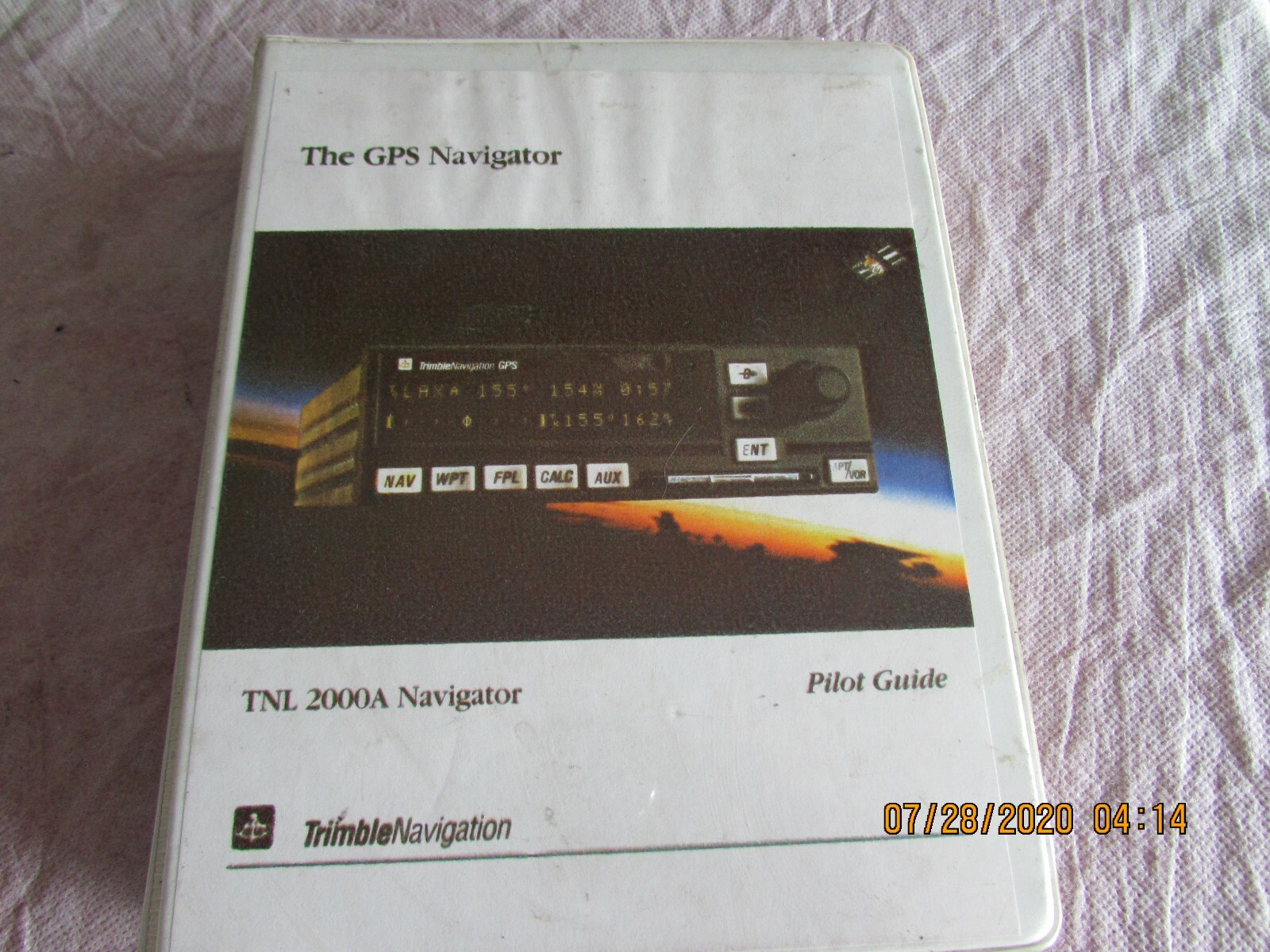TNL 2000A GPS Navigator Pilot Guide Trimble Navigation Manual Book | eBay