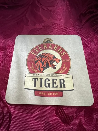 BREWERIANA - EVERARDS BREWERY - TIGER - BEST BITTER - BEER MAT - TRAY ...