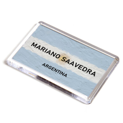 FRIDGE MAGNET - Mariano Saavedra - Argentina Flag | eBay UK