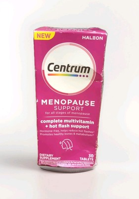 Centrum Menopause Support Complete Multivitamin 30 Tablets Exp 01/2026 ...