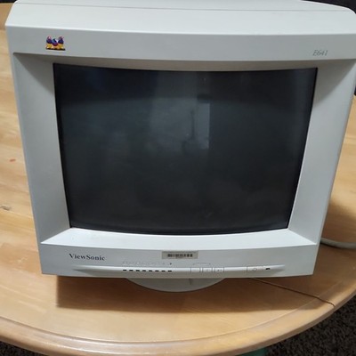 ViewSonic E641-2 CRT Computer Monitor 4:3 Beige VGA D-Sub VCDTS21755-2B ...