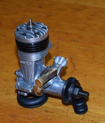 1951 K&B 19 2-Speed model airplane engine twin needle 3cc vintage .19 ...