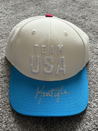 Kurt Angle Legendary WWE Wrestler Hand Signed Team USA Cap / Hat | JSA ...