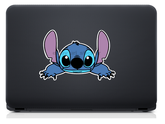 Stitch Lilo and Stitch Climbing Hanging Peeking Waving Window Car Decal ...