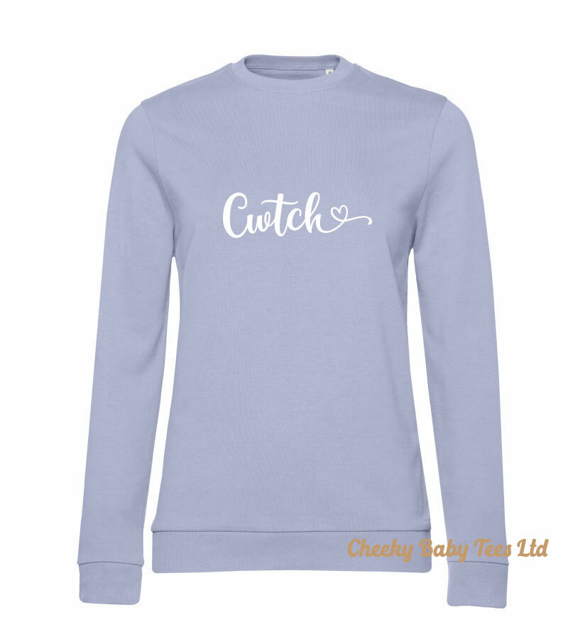 Cwtch ladies' sweatshirt sweater jumper, Welsh Hug,Sizes 6-18,Welsh ...