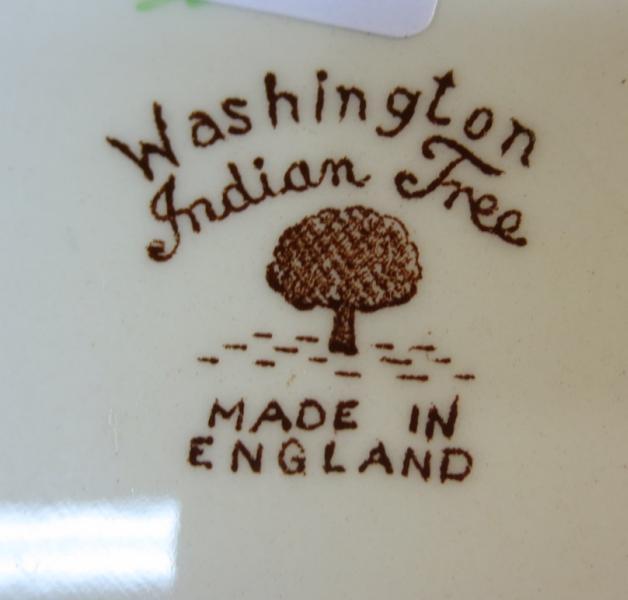 Washington Indian Tree 9" Luncheon Plate | eBay