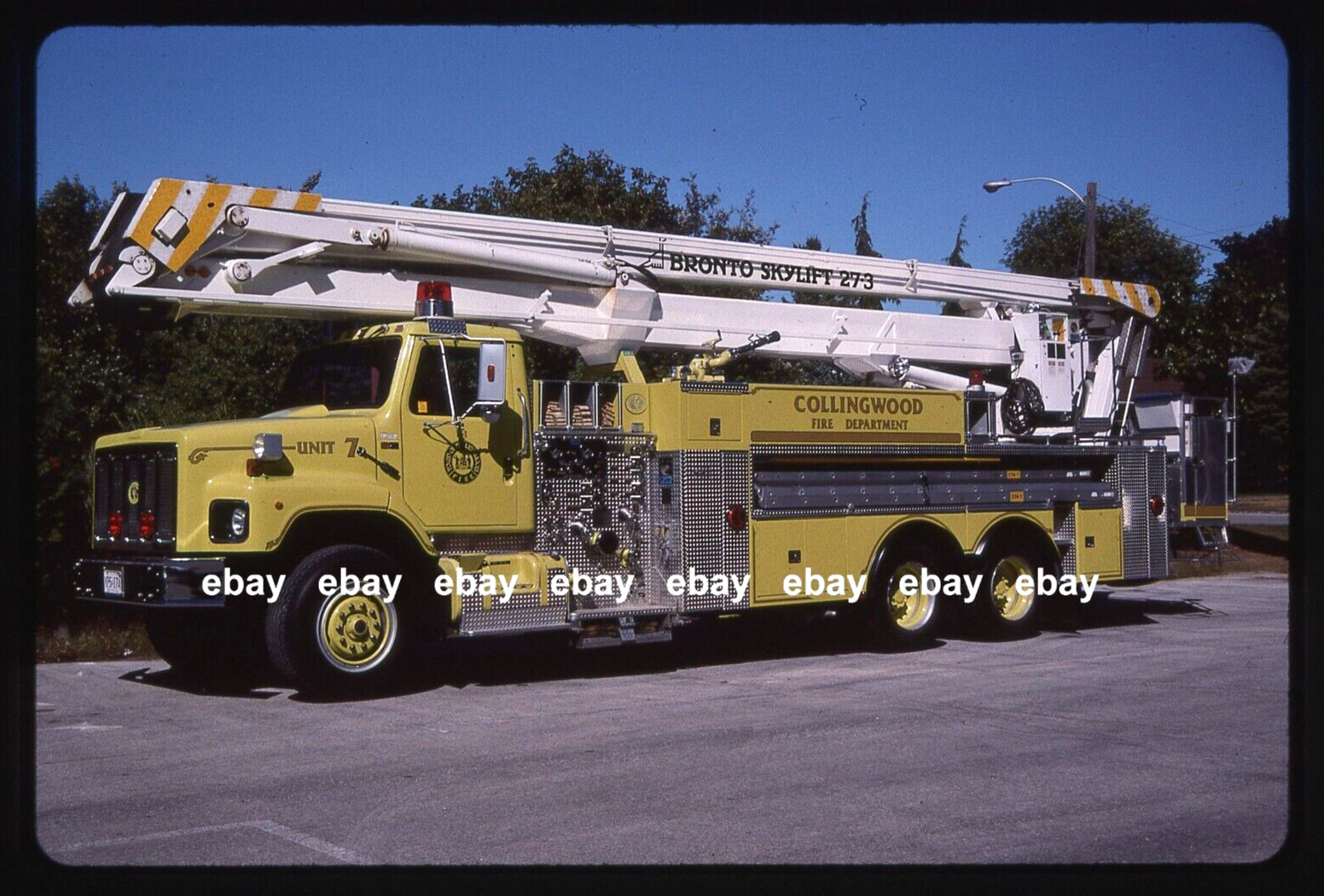 Collingwood Ontario International Bronto Skylift Fire Apparatus Slide ...
