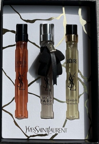 Yves Saint Laurent YSL Spray Set Trio Mon Paris Black Opium Libre New ...