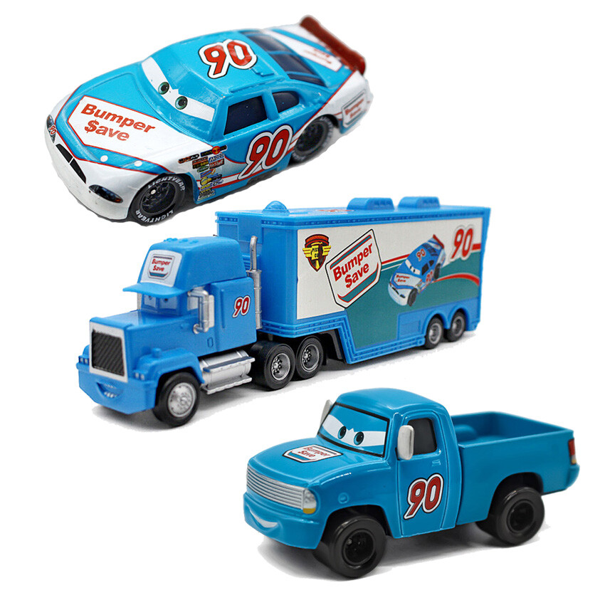 3 Pack NO.90 Bumper Save Truck&Pickup&Car Disney Pixar Cars Diecast ...