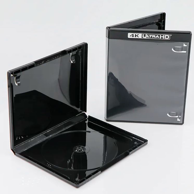 4K ULTRA HD DVD Case - 4K Blu Ray Covers GLOSSY BLACK DVD 4K Case ...