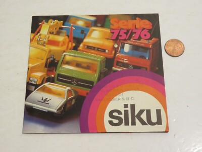 SIKU 75-76 1975 TRACTOR FARM CAR TRUCK TOYS CATALOGUE CATALOG ADVERTS ...