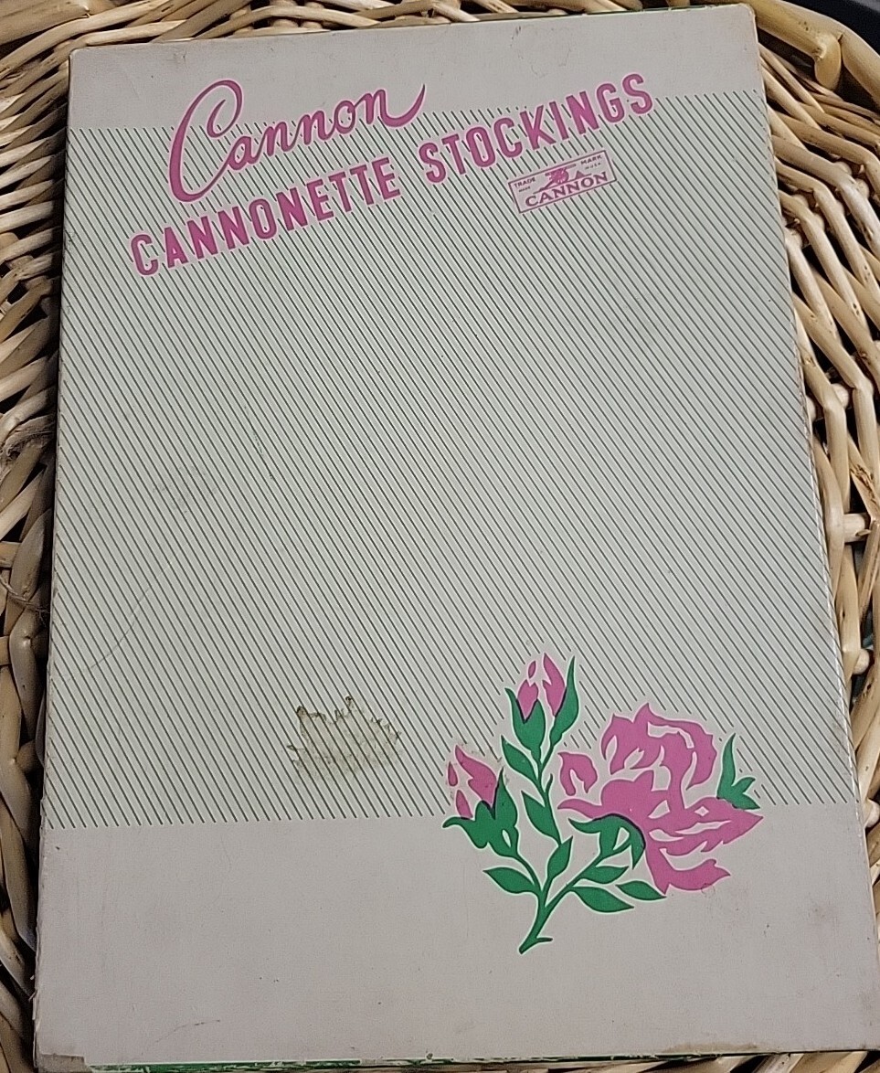 Vintage Stockings Cannon Cannonette 2 Pair 136 Nylon Silver Birch Size ...