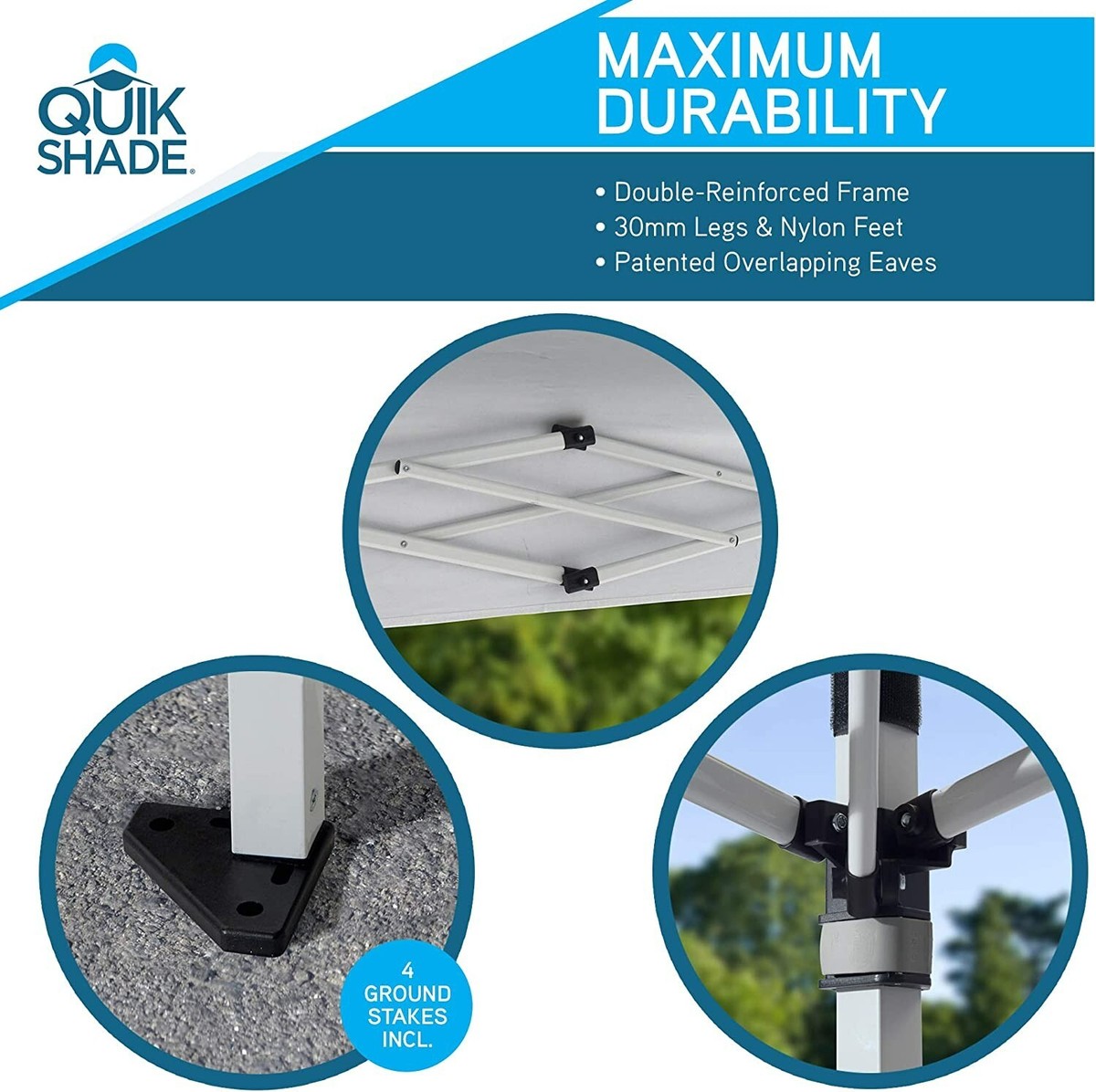 Quik Shade Replacement Legs Shade Tech Canopies & Accessories At