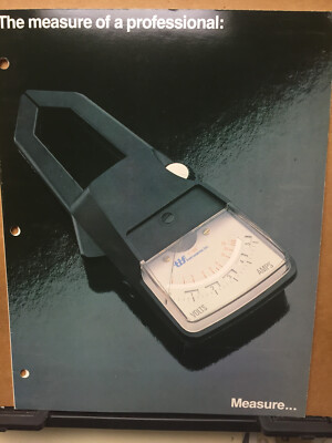 Vtg TIF Instruments Brochure Ammeter Multimeter HLD440 Halogen Tester ...