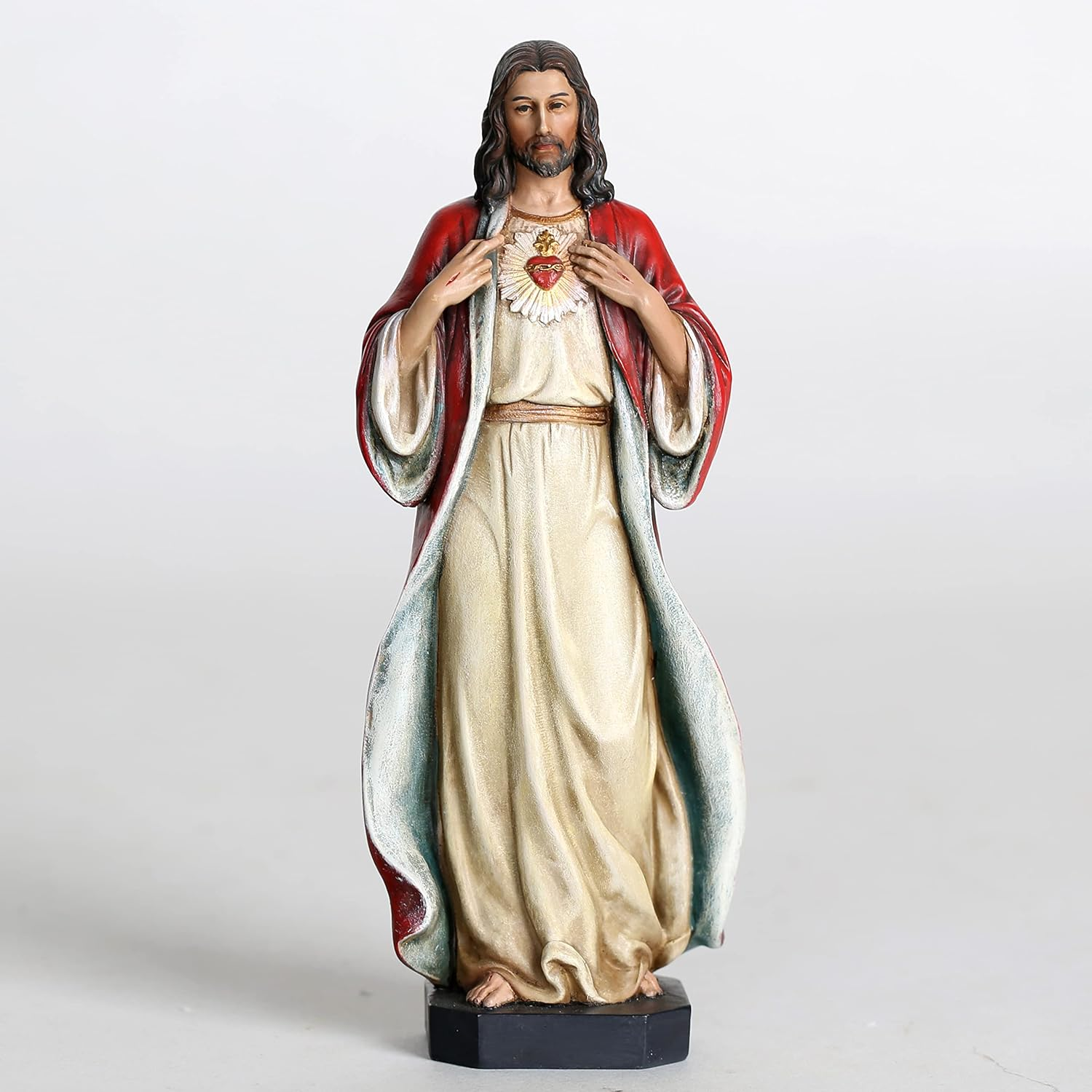 Catholic Sacred Heart of Jesus Statue, Jesus Christ Figure, Religious ...