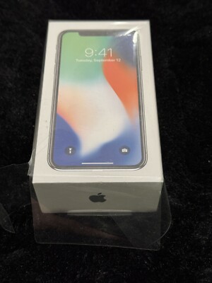Apple iPhone X BOX ONLY Silver (64GB) | eBay