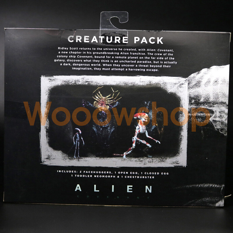 NECA Alien Covenant Neomorph Creature Pack 7" Action Figure 1:12 Scale ...